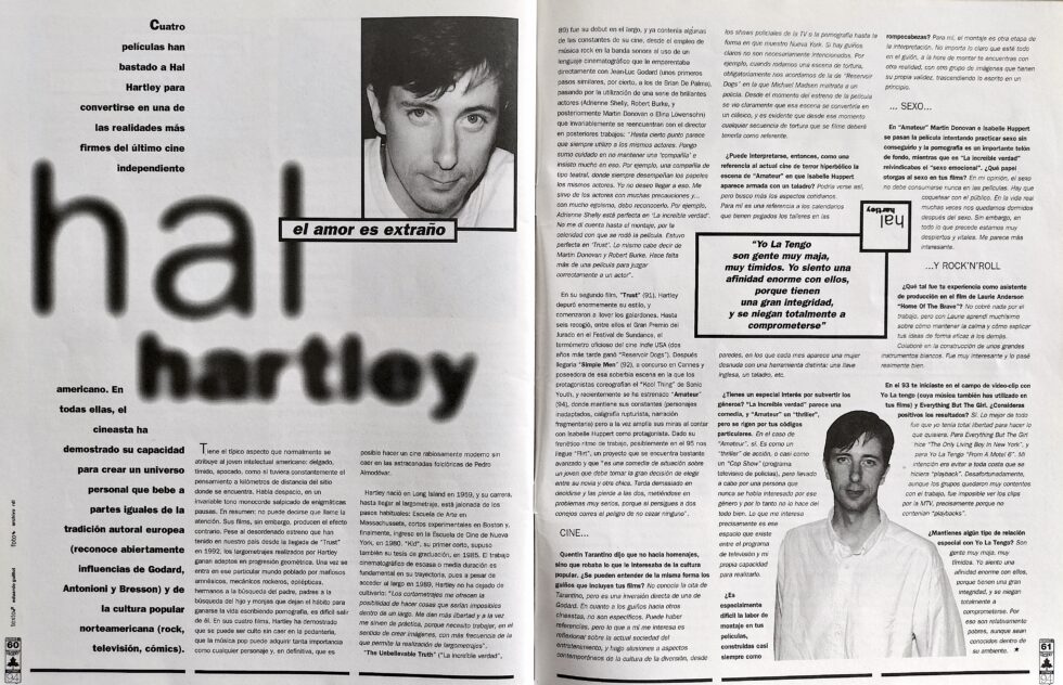 ¿Qué fue de Hal Hartley? - Balas de fogueo